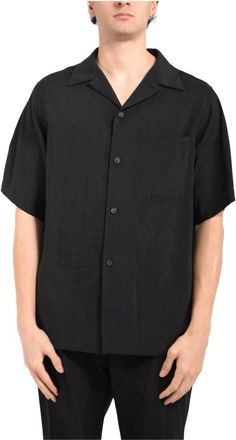 Hev&ograve; Homme, Chemises, Noir, Taille: XL Chemise &agrave; Manches Courtes