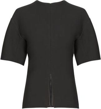 Tibi T-shirt cintr&eacute; &agrave; col rond en laine