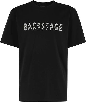 44 Label Group Homme, Tops, Noir, Taille: S Backstage T-Shirt