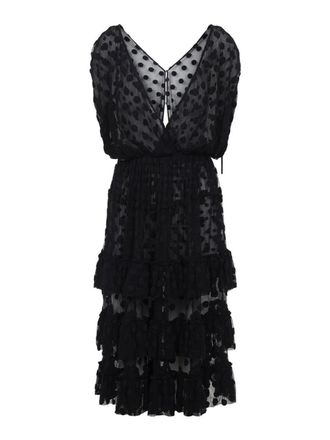 Dries Van Noten Robe Au Genou - Noir