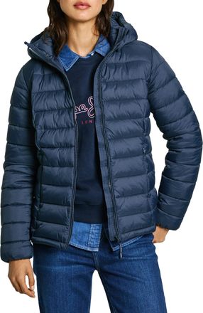 Pepe Jeans London Damen Ammy Short Baby Jacke, Blau (Dulwich Blue), 46