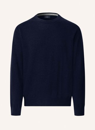 Hackett Pullover Merino Cash Mix Crew blau