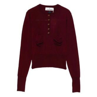 Vivienne Westwood TIT Jumper Brick - - Knitwear - Damen - Rot - M
