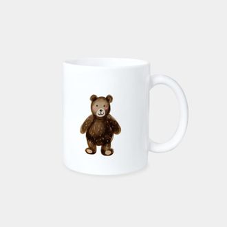 Odernichtoderdoch Tasse Bär - Becher für Kinder mit Illustrationen, Tiermotiv im kindgerechten Design, Geschenk, 330 ml