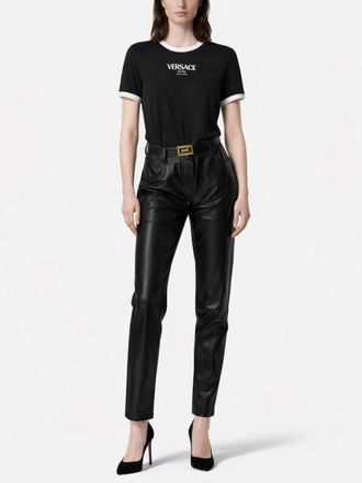 Versace Logo-Print T-Shirt - Black