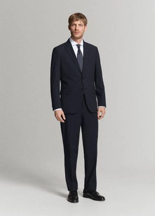 Mango Veste de costume London regular-fit bleu marine - Homme - 46 - MANGO MAN