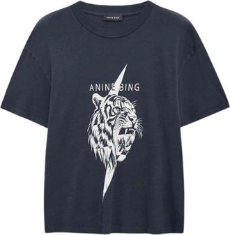 Anine Bing Femme, Tops, Bleu, Taille: 38 FR T-shirt Wagner
