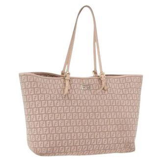 Fendi Pre-owned Zucchino Canvas Tote Bag - - Pre-owned - Damen - Beige - ONE SIZE
