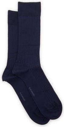 Bleuforêt Chaussettes hautes côtelé
