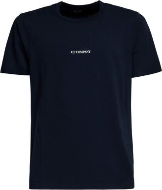 C.P. Company t-shirt à logo imprimé - Noir