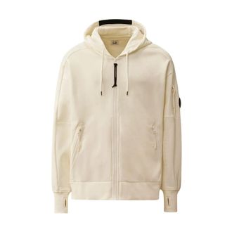 C.P. Company C.p. Company, Herren, Sweatshirts & Hoodies, Wei&szlig;, SGr&ouml;&szlig;e