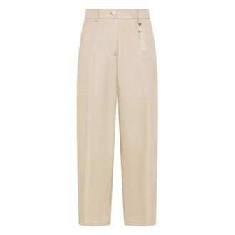 Seventy Femme, Pantalons, Beige, Taille: 36 FR Pantalone