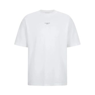 Dr&ocirc;le de Monsieur Homme, Tops, Blanc, Taille: S T-shirt Blanc Slogan Coupe D&eacute;contract&eacute;e