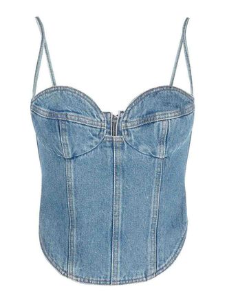 Magda Butrym Top - Blau