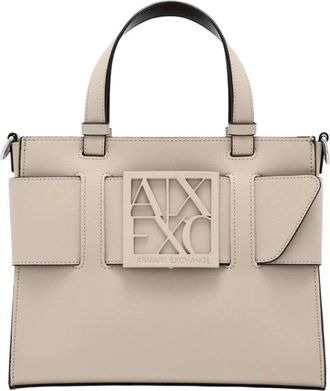 A|X Armani Exchange Femme, Sacs, Beige, Taille: ONE Size Sac &agrave; main avec bandouli&egrave;re