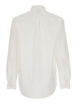 Sebago Mens Shirt Oxford Button Down White Cotton