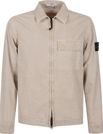 Stone Island Homme, Vestes, Beige, Taille: S Veste Surchemise