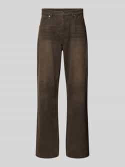 Karl Kani Relaxed Fit Jeans mit Knopf- und Rei&szlig;verschluss