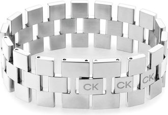 Calvin Klein Gliederarmband für Damen Kollektion GEOMETRIC aus Edelstahl - 35000243