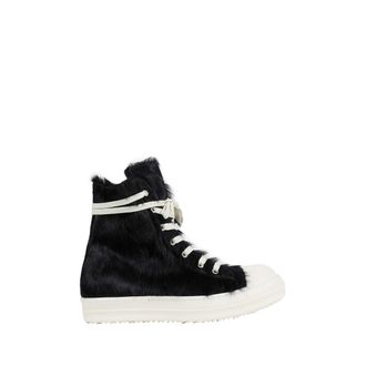 Rick Owens Tower Sneaks in Hair-on Calfskin