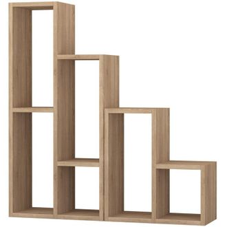 Hanah Home Biblioth&egrave;que en bois Sule - 42 x 20 x 89 cm - Ch&ecirc;ne