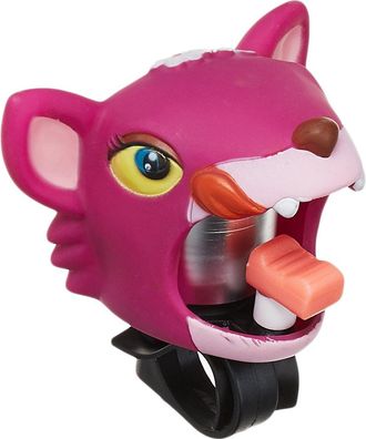 XLC Kinder Fahrradklingel Glocke Crazy Stuff Chesire Cat, Mehrfarbig, 5.5 x 5.5 x 4 cm