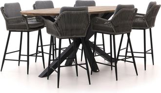 Intenso Furniture Intenso Isorella /ROUGH-Y Ellips 240 cm Gartenbar-Set 7-teilig