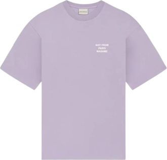 Dr&ocirc;le de Monsieur Homme, Tops, Violet, Taille: L Slogan T-shirt