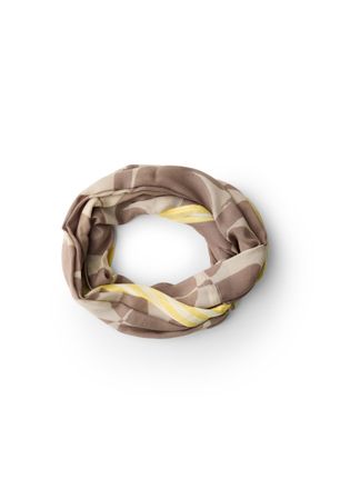 Street One Gemusterter Loop Schal light terra mocha A