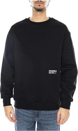 CAT Cat, Homme, Sweatshirts et sweats &agrave; capuche, Noir, Taille: 2XL SweaT-shirt ras du cou &Eacute;toiles et Rayures