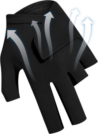 Generic Billard Handschuhe für Poolbillard und | DREI-Finger-Fäustling mit atmungsaktivem Material - Pool Handschuhe Für Frauen | für Queue-Sport von Erwachse