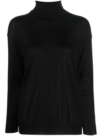 Tom Ford pull en maille fine &agrave; col roul&eacute; - Noir