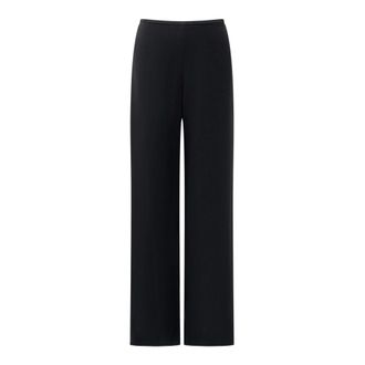 Emporio Armani Femme, Pantalons, Noir, Taille: 42 FR Straight Pantalons