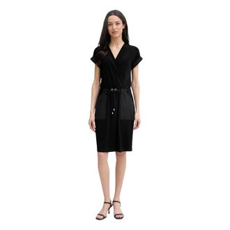 Joseph Ribkoff Silky Knit Und Memory Gerade Wickelkleid - - Dresses - Damen - Schwarzk - XS