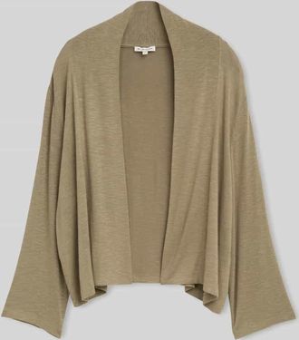 Tom Tailor Relaxed Fit Strickjacke aus Viskose-Mix mit Schalkragen