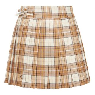 Philipp Plein Karierter Mini-Faltenrock Flame - - Skirts - Damen - Mehrfarbig - XS