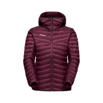 Mammut Albula IN Hooded Jacket Women | Leichte Wanderjacke mit Kapuze für Damen | Vin-Black, S