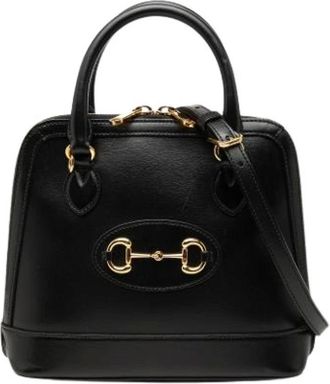 Gucci Sac bandouli&egrave;re Horsebit 1955 Pre-owned - Femme - Pre-owned - Noir - Taille: ONE Size