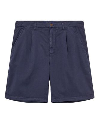 Mos Mosh Shorts aus einem soften Lyocell-Mix mit Bundfalte und Dehnbund in