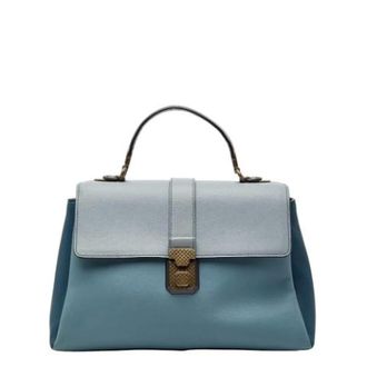 Bottega Veneta Pre-owned Cuir sacs-main - Femme - Pre-owned - Bleu - Taille: ONE Size