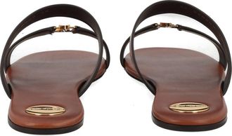 Saint Laurent Babylone Sandals - Brown