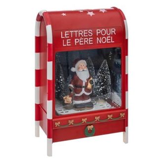 Fééric Lights & Christmas Feeric Lights et Christmas - Décoration intérieur boîte aux Lettre h40cm 4led à Piles