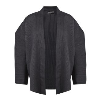 Cortana Oversize Jacquard Jacke - - Jackets - Damen - Blau - S