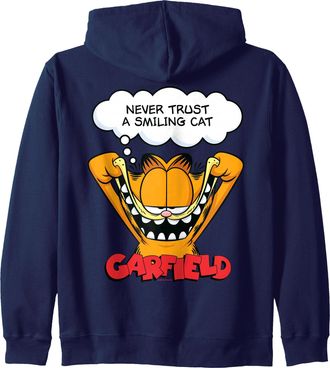 Garfield Sneaky Cheeky Cat Kitty LOL 80er 90er Cartoon Classic Kapuzenjacke