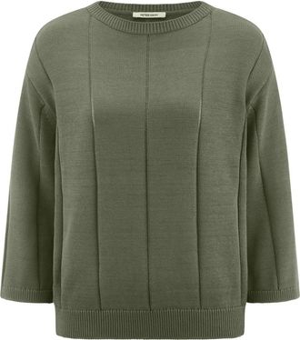 Peter Hahn Rundhals-Pullover aus 100% SUPIMA-&shy;Baumwolle Peter Hahn gr&uuml;n