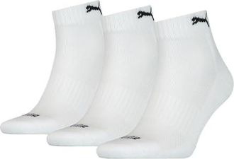 Puma Mixte Quarter Plain Chaussettes, Blanc, 39-42