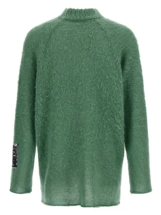 Undercover Mens Bicolor Wool Cardigan Clothing