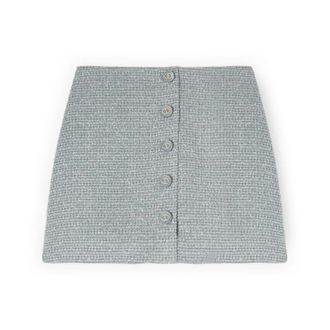 Motivi Boucl&eacute;-Stoff-Minikleid - - Skirts - Damen - Blau - XL