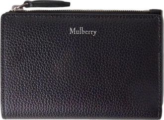 Mulberry Rl8045-205A100 Kleine Klassische Geldb&ouml;rse mit Narbenleder - - Accessories - Damen - Schwarzk - ONE SIZE
