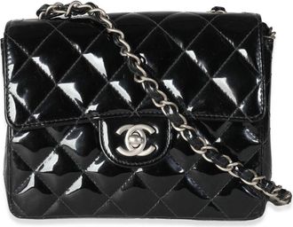 Chanel mini sac porté épaule Classic Flap (2000-2002) - Noir